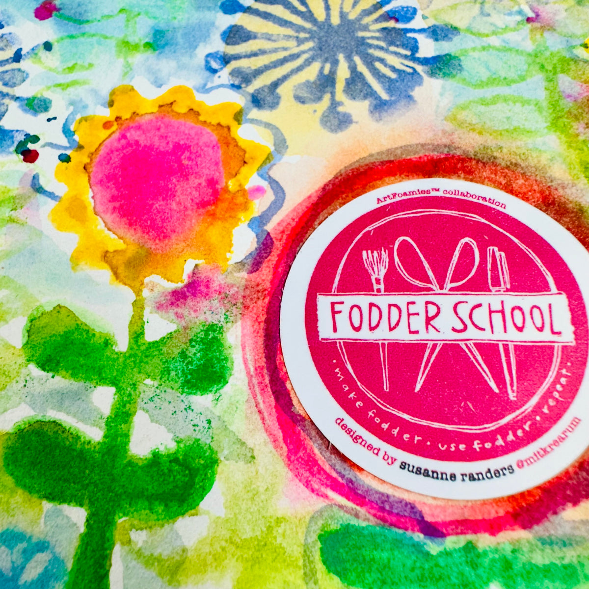 ArtFoamies by Susanne Randers for Fodder School – Art Foamies