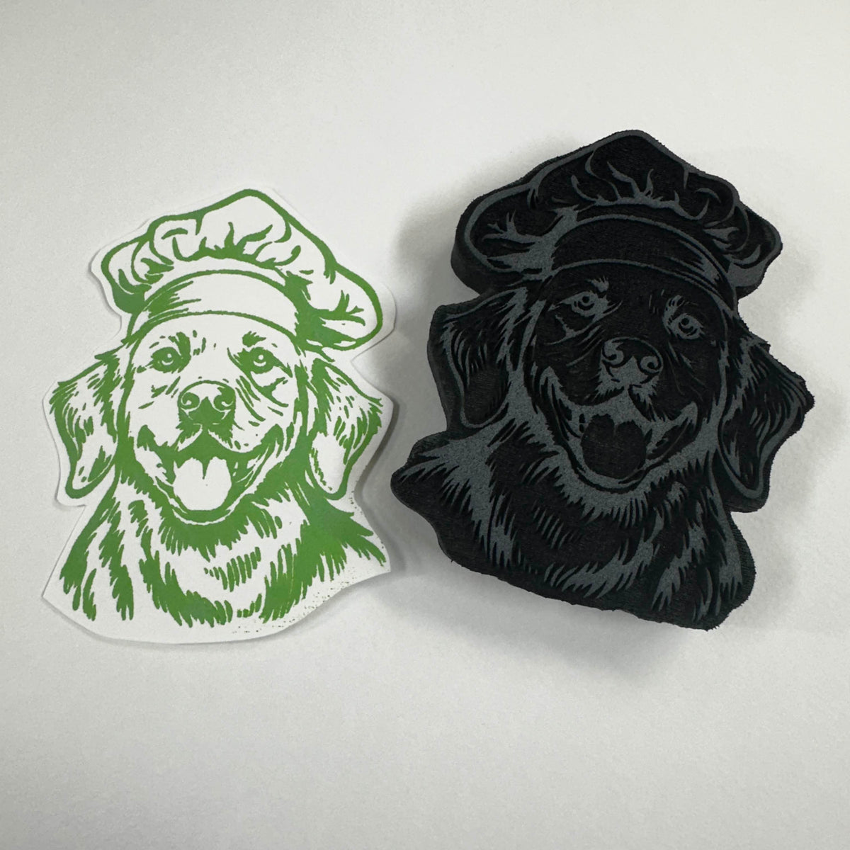 Collage Soup | Golden Chef | Foam Stamp – Art Foamies