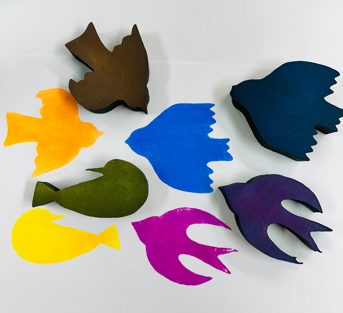 Kae Pea | Birds | Foam Stamps - Set of 4 – Art Foamies