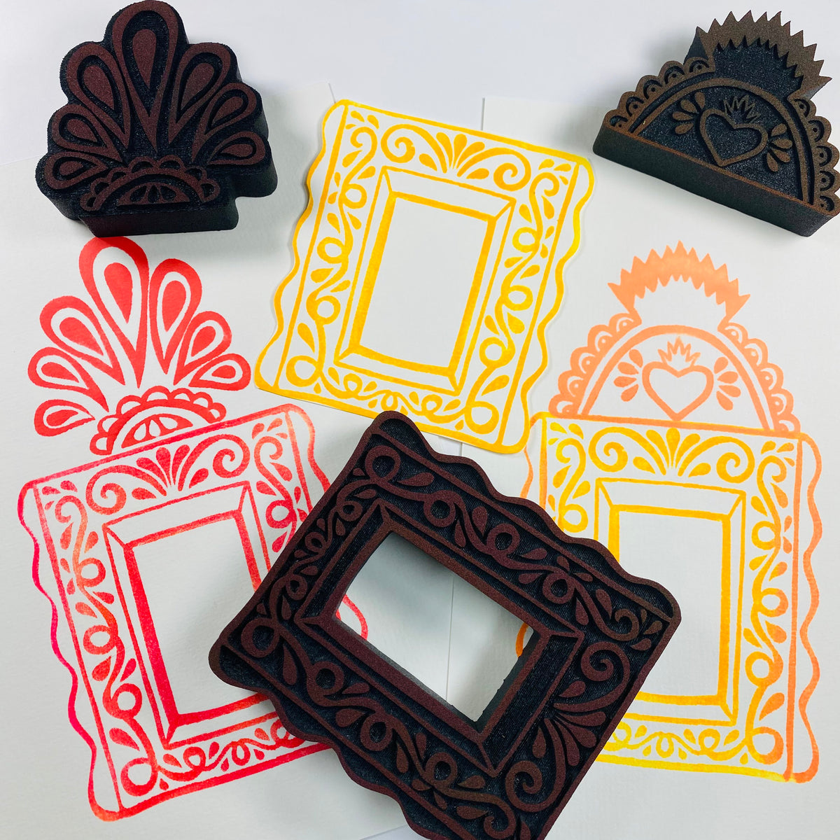 Crafty Chica | Nicho Frame Set | Foam Stamps - Set of 4 – Art Foamies