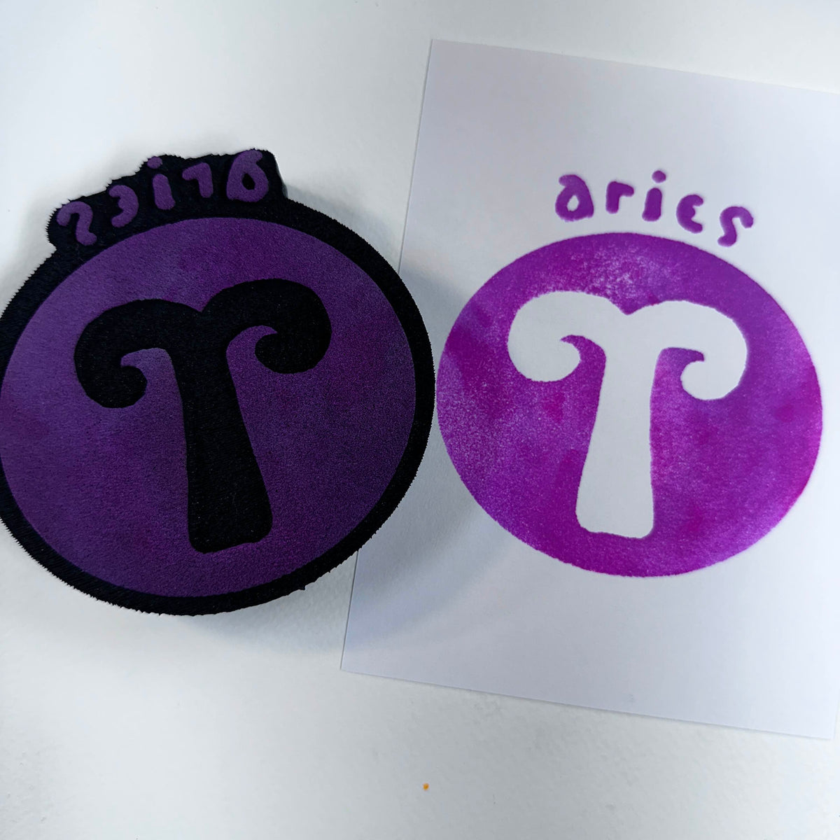 Zodiacs | Aries Sigil | Foam Stamp – Art Foamies