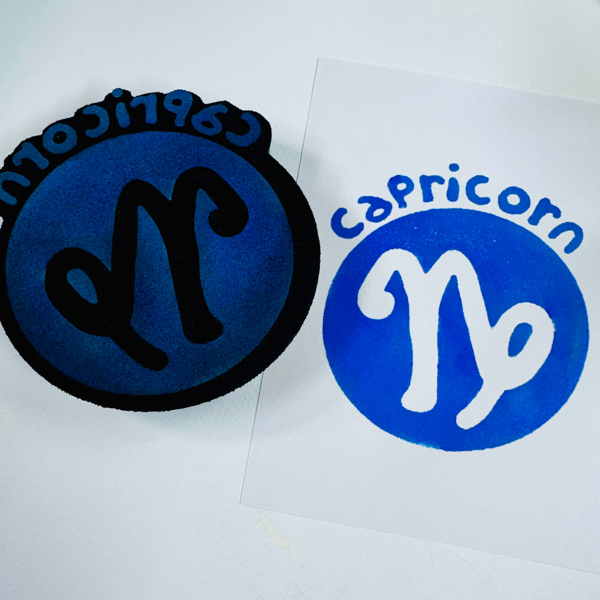 Zodiacs | Capricorn Sigil | Foam Stamp – Art Foamies