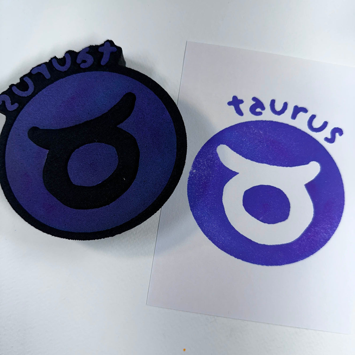 Zodiacs | Taurus Sigil | Foam Stamp – Art Foamies