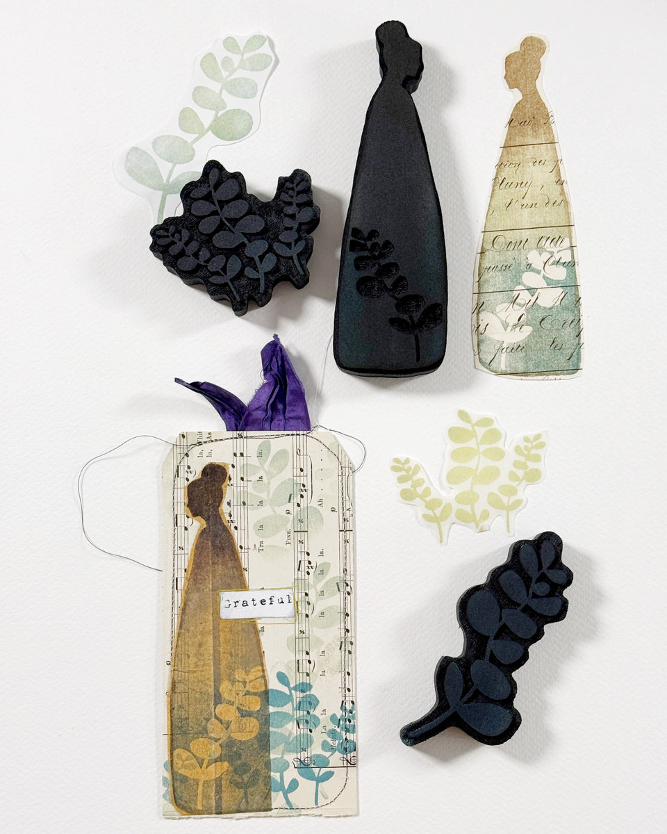 Leaca Young for Fodder School | Vine Goddess | Foam Stamps - Set of 3 ...