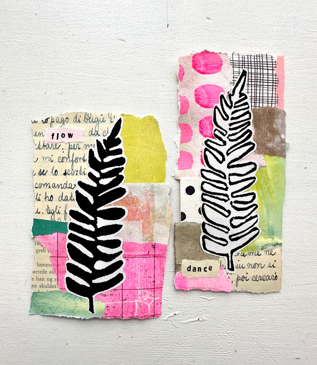 Susanne Randers for Fodder School | Ferns | Foam Stamps - Set of 2 ...