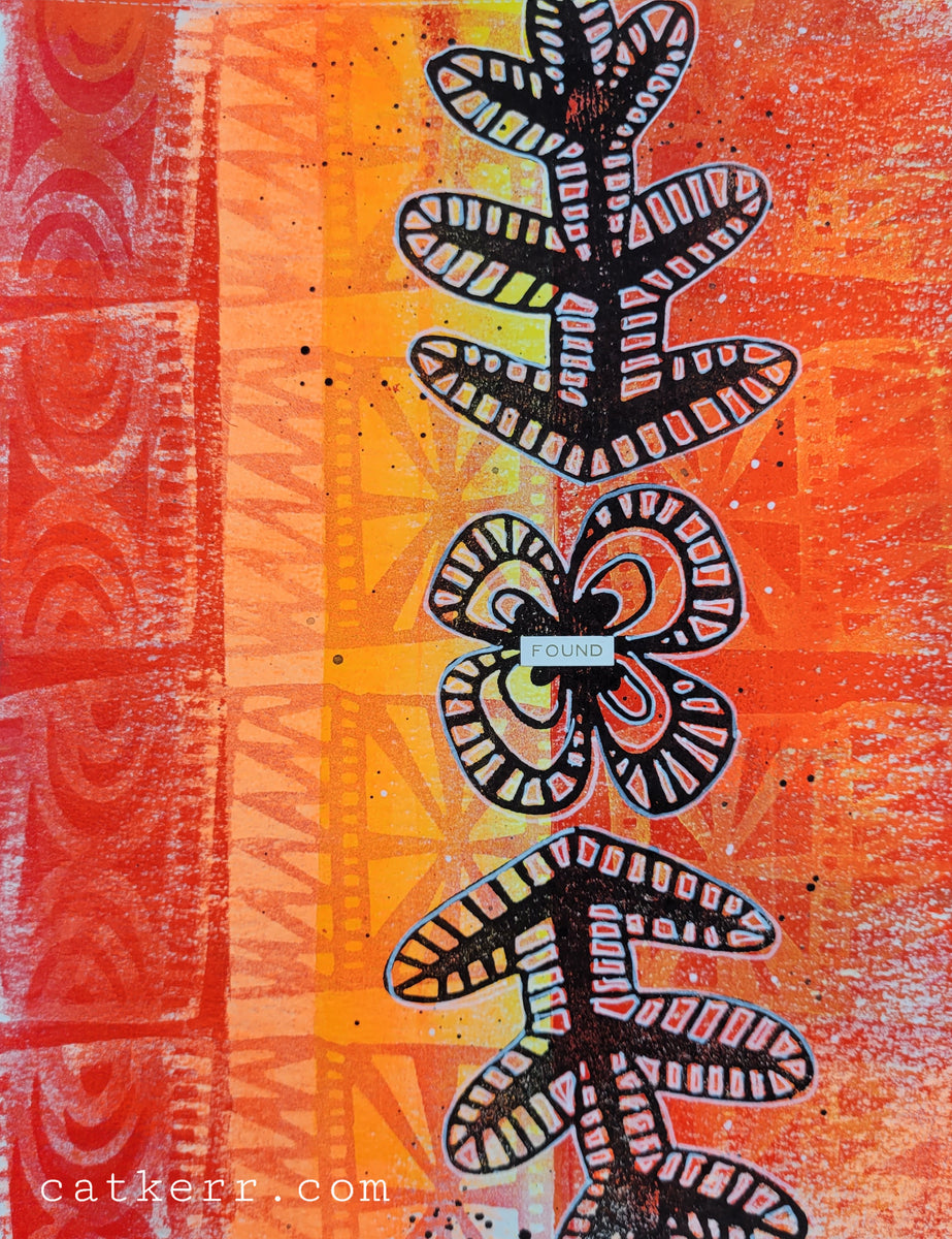 Cat Kerr | Totem | Foam Stamp – Art Foamies