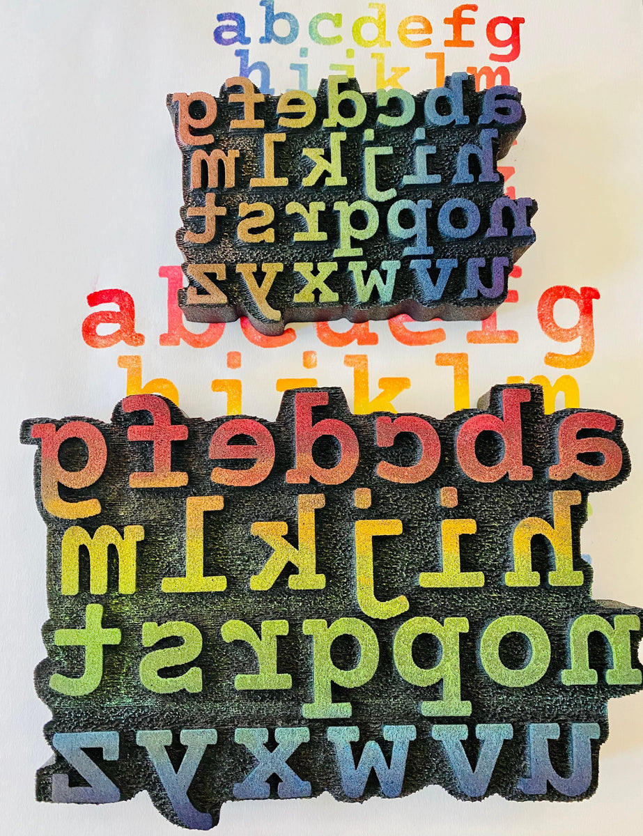 Balzer Designs | Lowercase Alphabet Block | Foam Stamp – Art Foamies