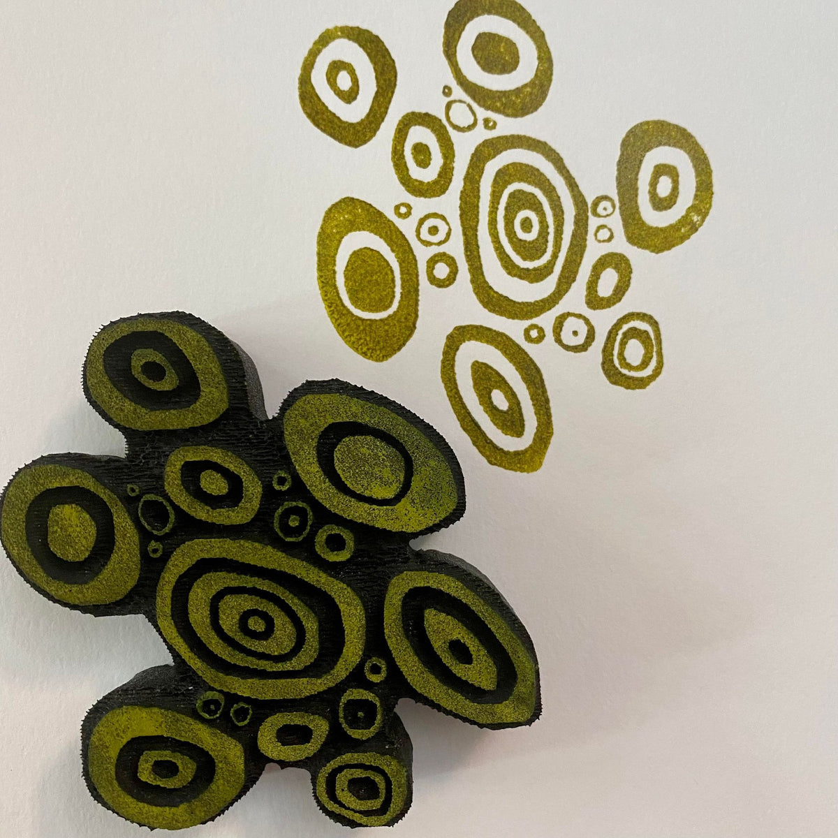 Kae Pea | Under the Microscope | Foam Stamp – Art Foamies