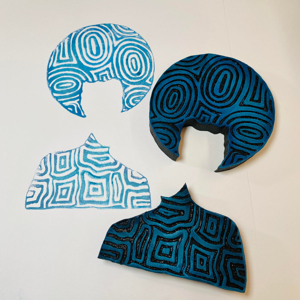 Sandra Evertson | Maze Too | Foam Stamps - Set of 2 – Art Foamies