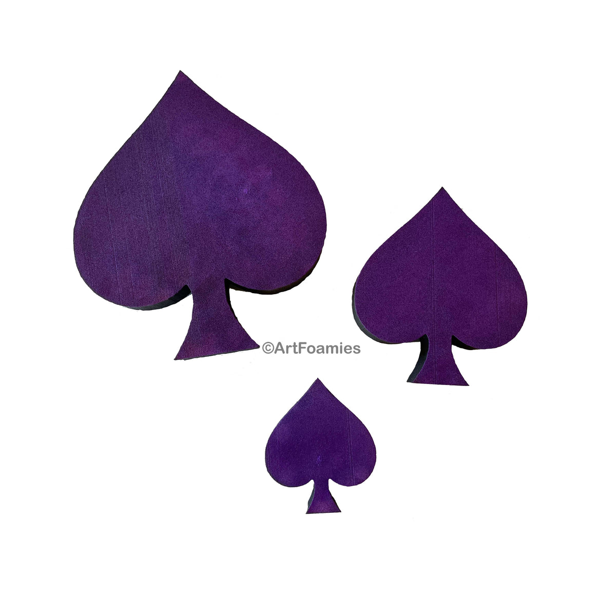 ArtFoamies Basics | Spade | Foam Stamp – Art Foamies