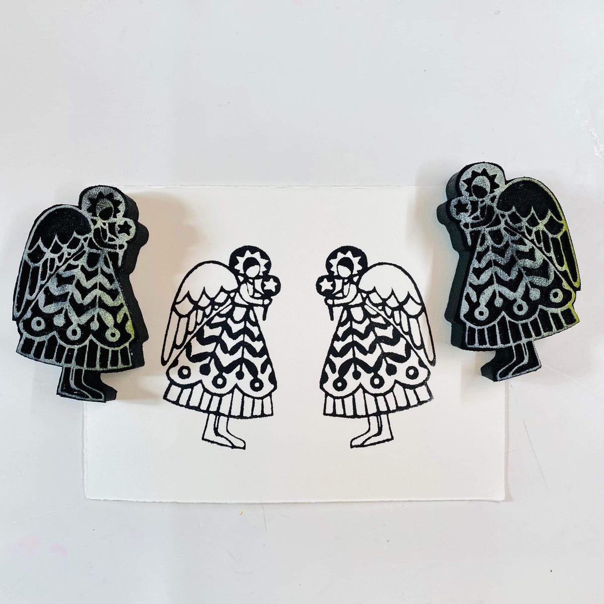 Jone Hallmark | Angelic Pair | Foam Stamps - Set of 2 – Art Foamies