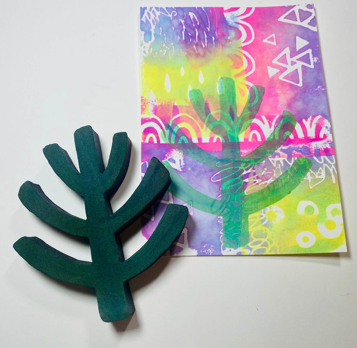Kae Pea | Springy Bare Branch | Foam Stamp – Art Foamies